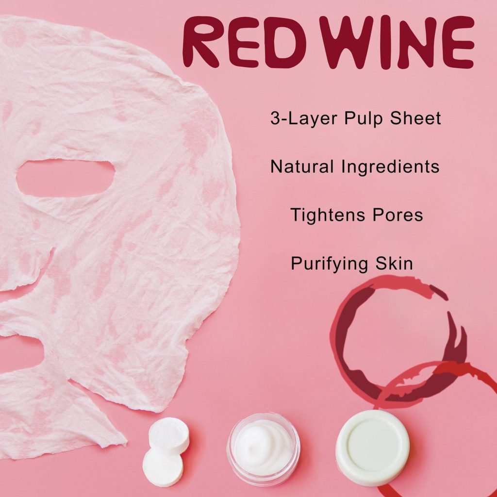 I'M RED WINE SHEET MASK
